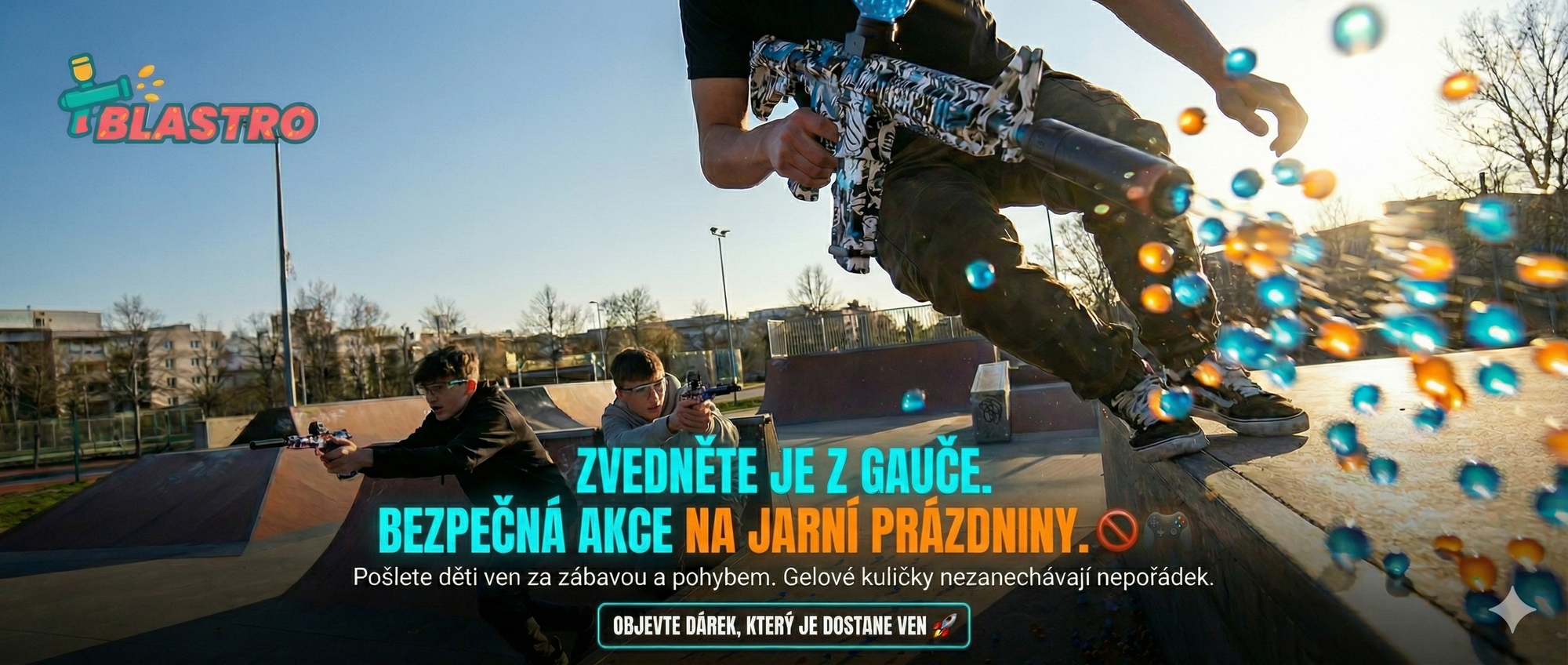 Blastro.cz | Gelové Zbraně, Kuličky a Brýle – Zábava Bez Nepořádku